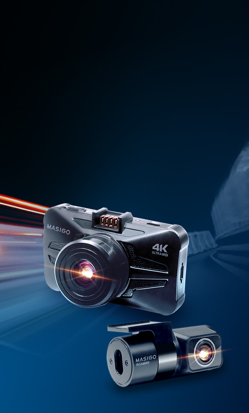 MASIGO A340D Dual Dash Cam Overview | True 4K Driving Surveillance